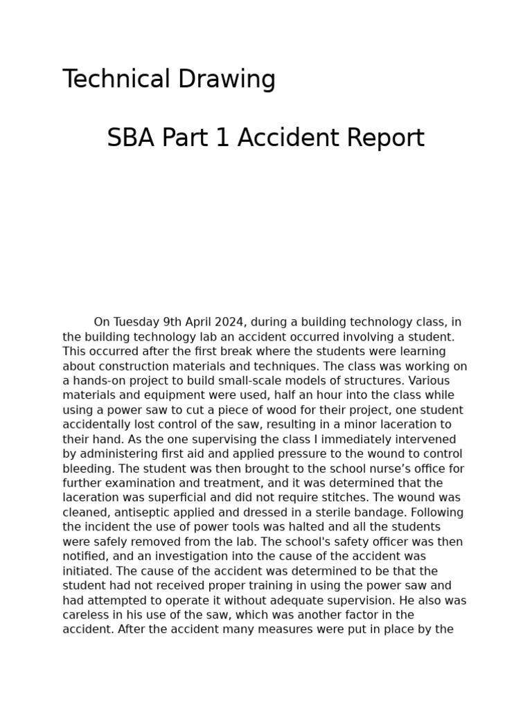 Building Class Accident Report 2024 | PDF