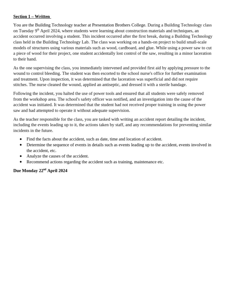 2024-25 Technical Drawing School-Based Assessment | PDF | Triangle | Wound