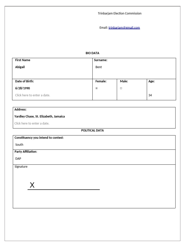 I.T Sba Trinbarjam Election Commision | PDF