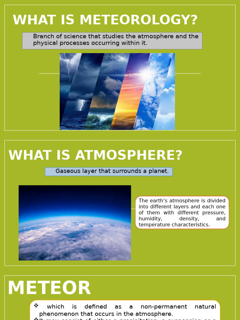 Introduction To Meteorology | PDF | Meteorology | Climate