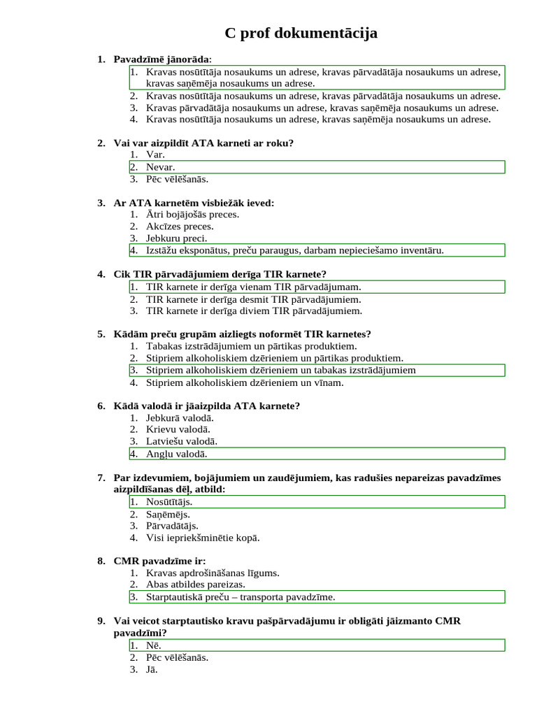 Dokumentacija Ar Atbildem | PDF