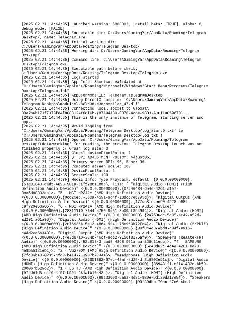 log | PDF | Computing | Software