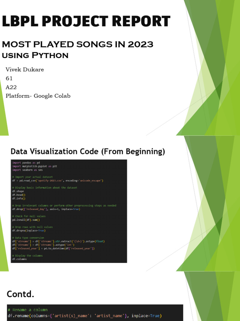 LBPL PROJECT REPORT | PDF