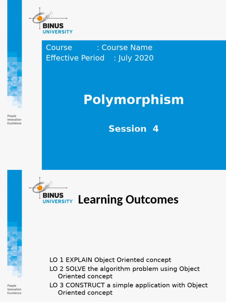 20220620113750D6421 Session4 Polymorphism | PDF | Inheritance (Object Oriented Programming ...