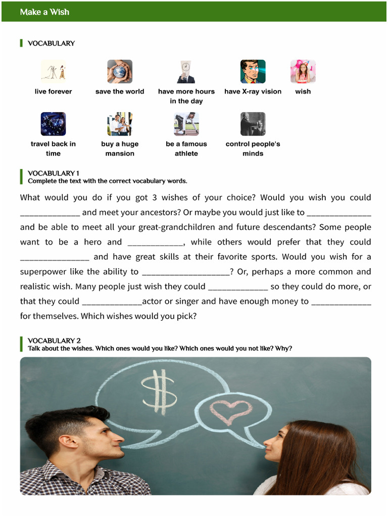 Make A Wish (ILA) Wish Structure | PDF