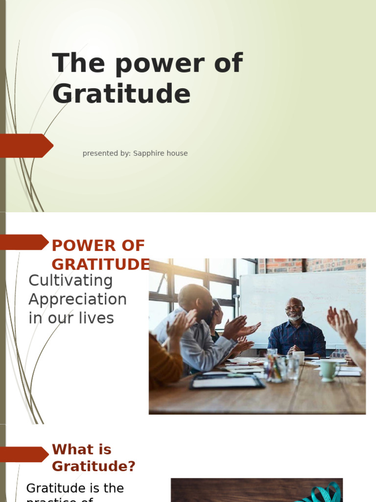 Gratitude | PDF