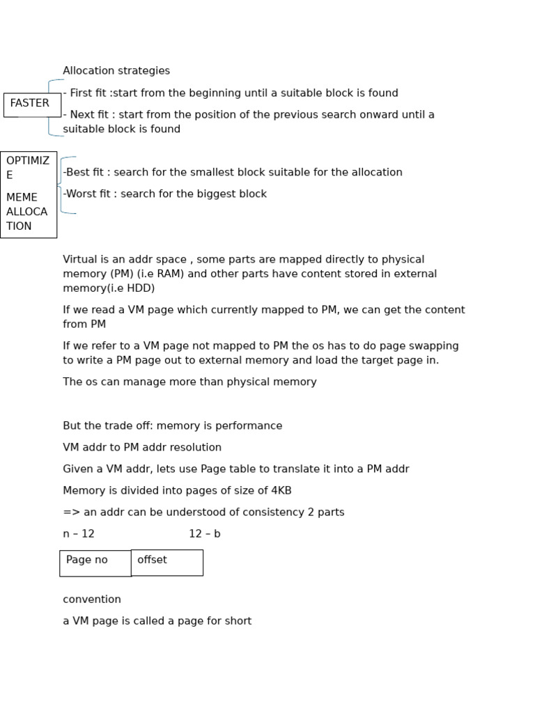 Allocation Strategies | PDF | Computer Memory | Computer Hardware