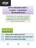 FCE Speaking Part 2 Sample Answers | PDF | International English ...