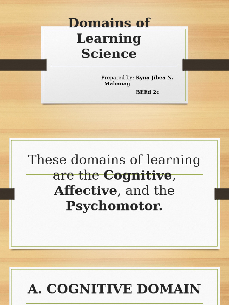 Domains of Learning Science | PDF | Learning | Cognitive Psychology