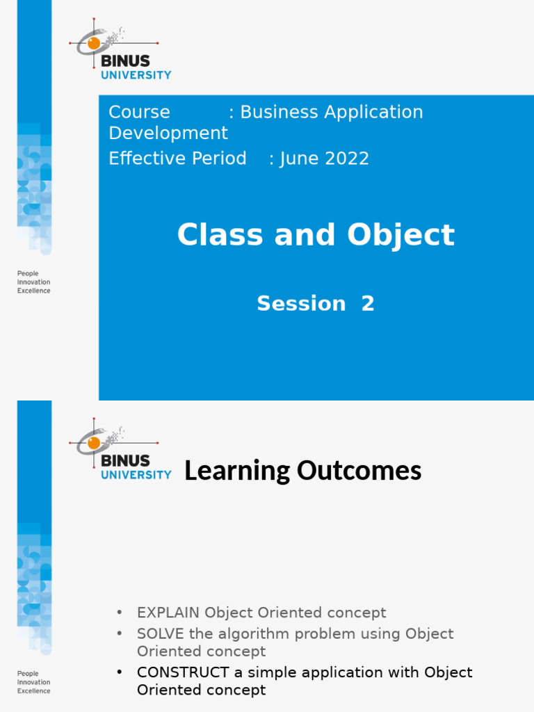 20220620113652D6421 Session2 Class and Object | PDF | Class (Computer Programming) | Method ...