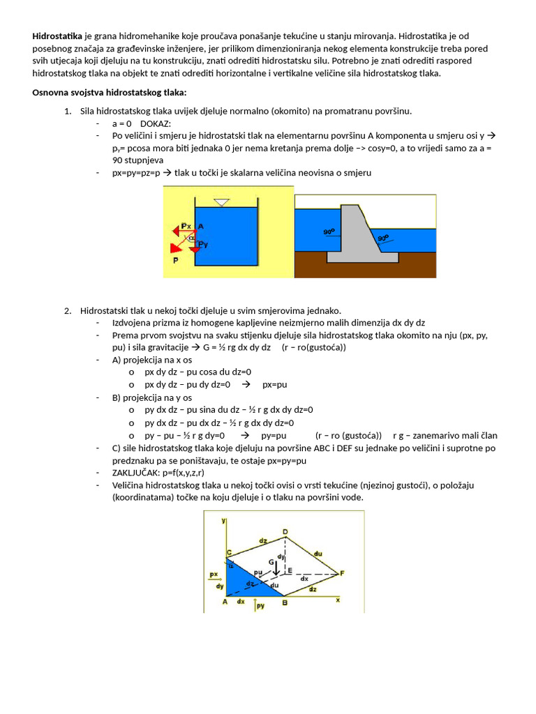 Hidromehanika skripta IG (1) | PDF