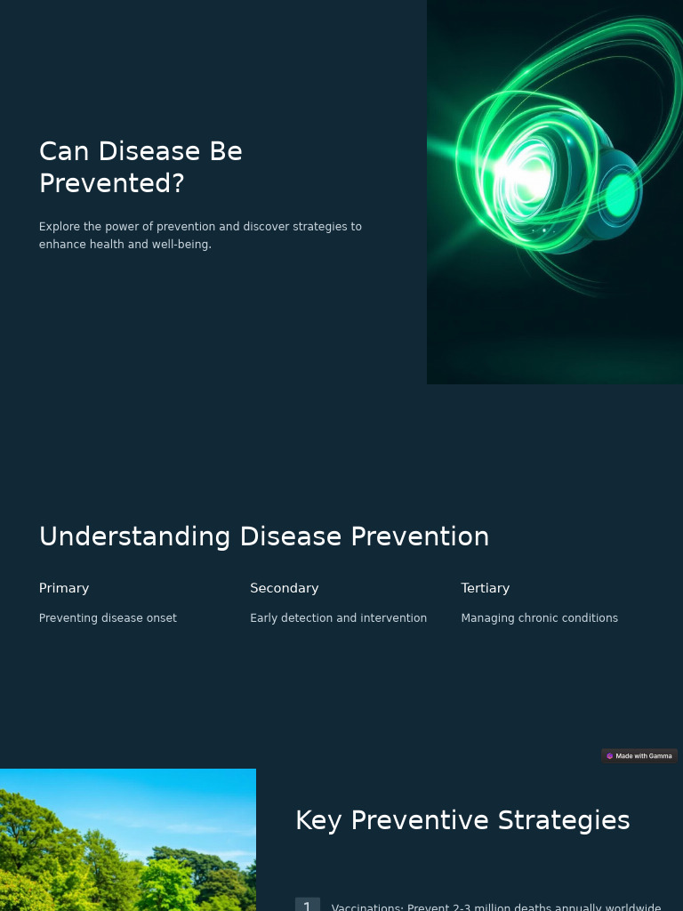 Can Disease Be Prevented | PDF