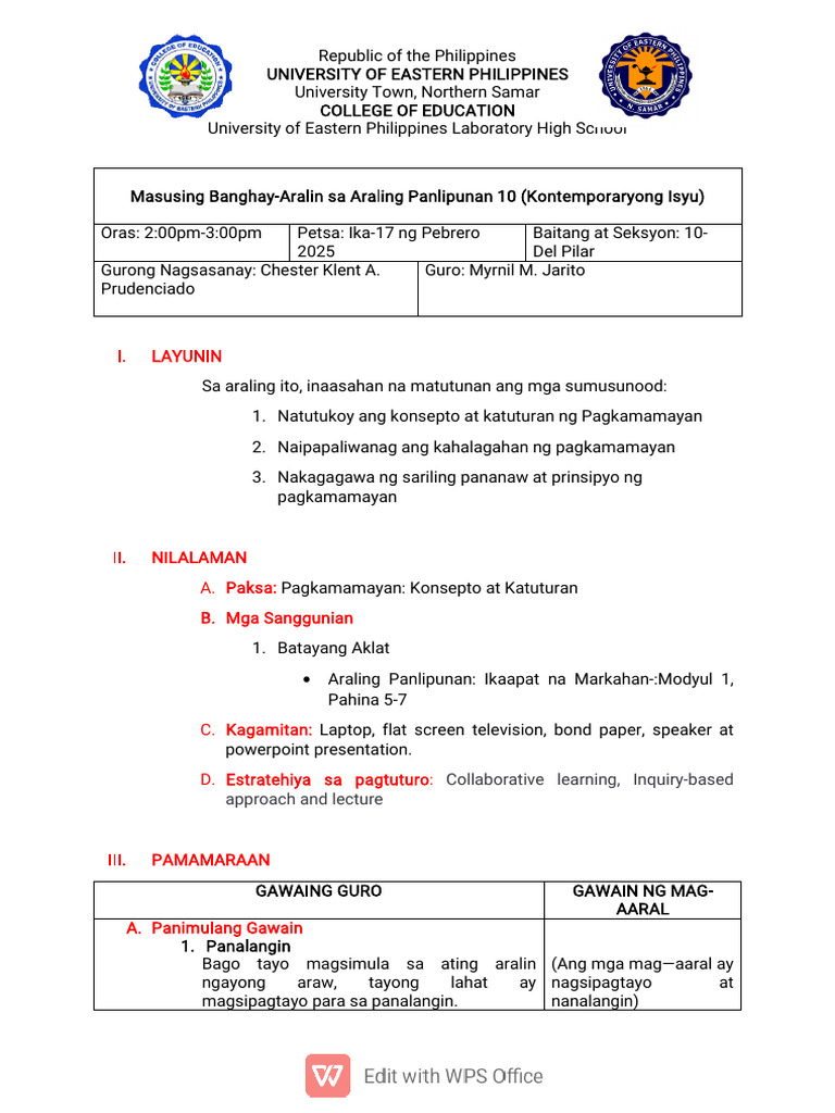 Pagkamamayan Konsepto at Katuturan(4) | PDF