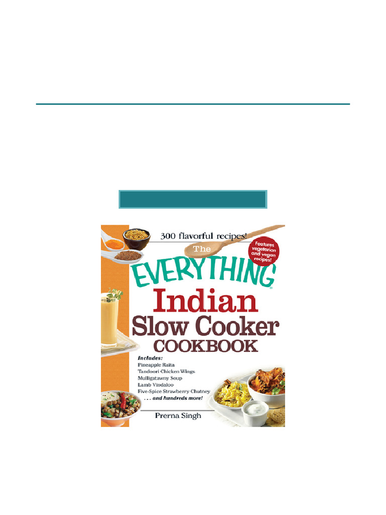 Indian Slow Cooker Recipes | PDF