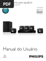 Manual Home Theater Philips Hts3510 | PDF | HDMI | Vídeo
