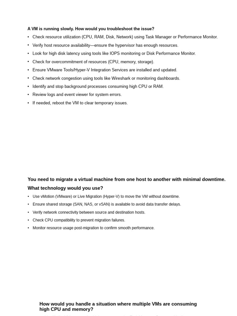 Virtualization Troubleshooting Guide | PDF | Virtual Machine | Computer ...