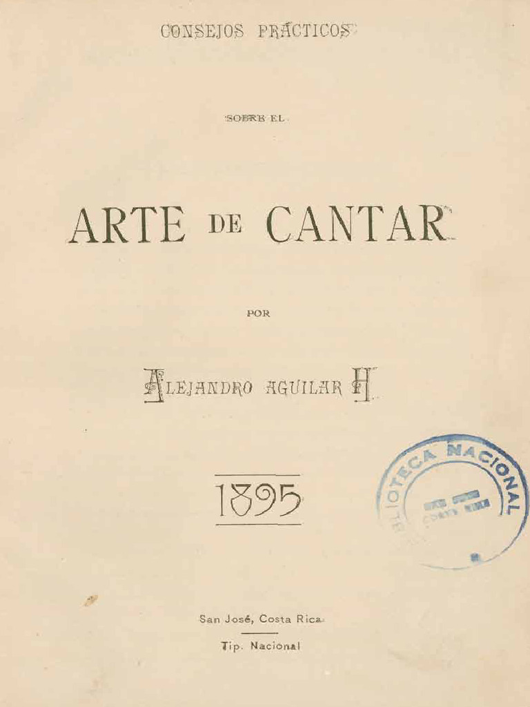 Consejos Practicos_sobre El Arte_de Cantar | PDF