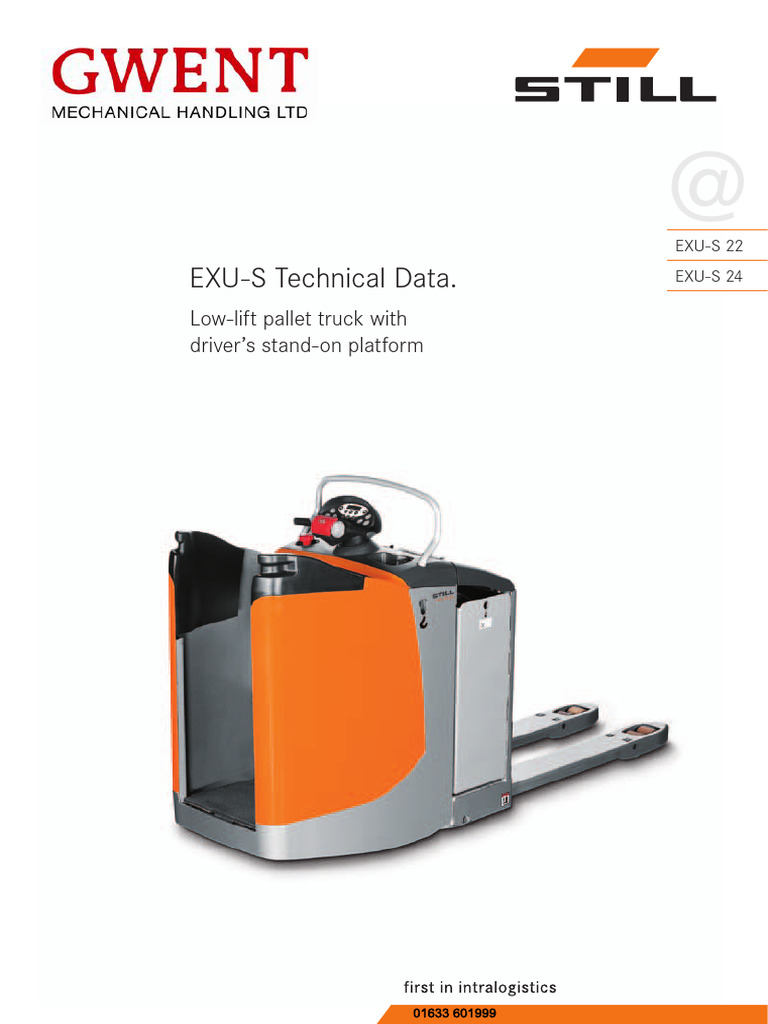 Still Exu s Electric Powered Pallet Truck Gwent | PDF | Tire | Truck