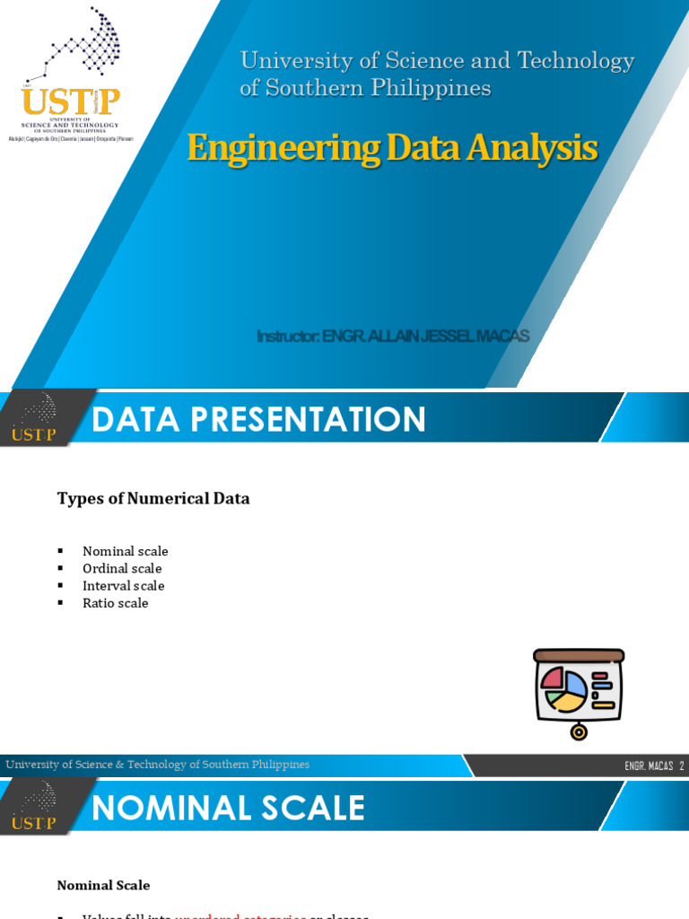 Lecture 02 Data Presentation | PDF | Probability Distribution | Level Of Measurement