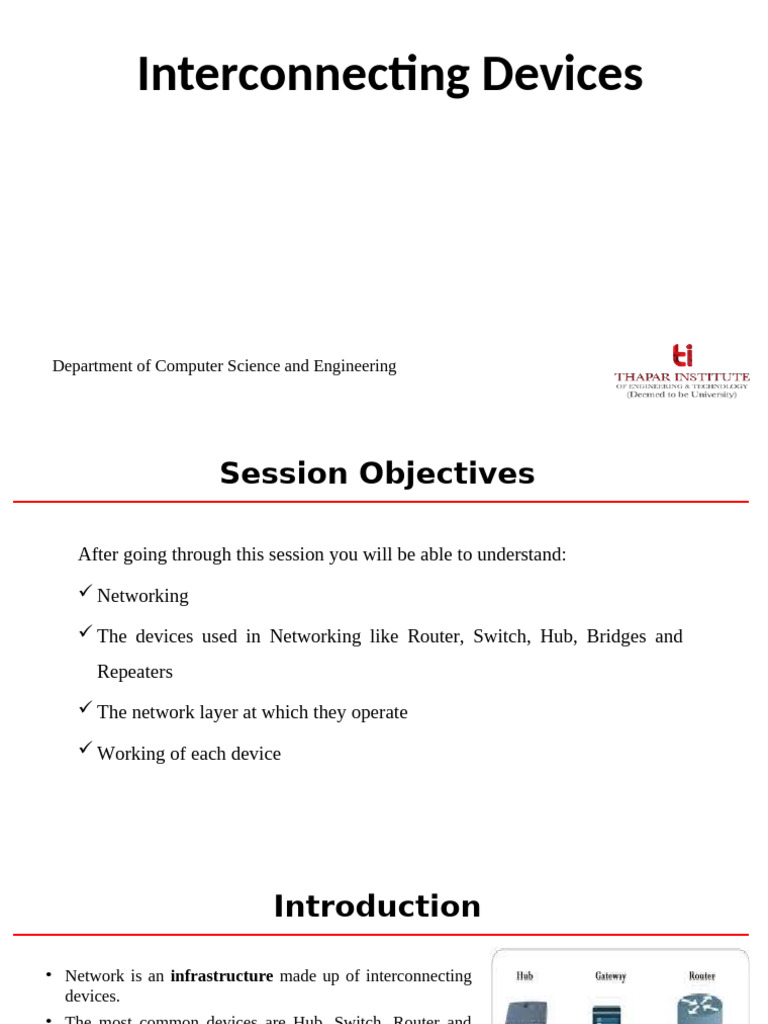 4 Interconnecting Devices | PDF | Network Switch | Computer Network