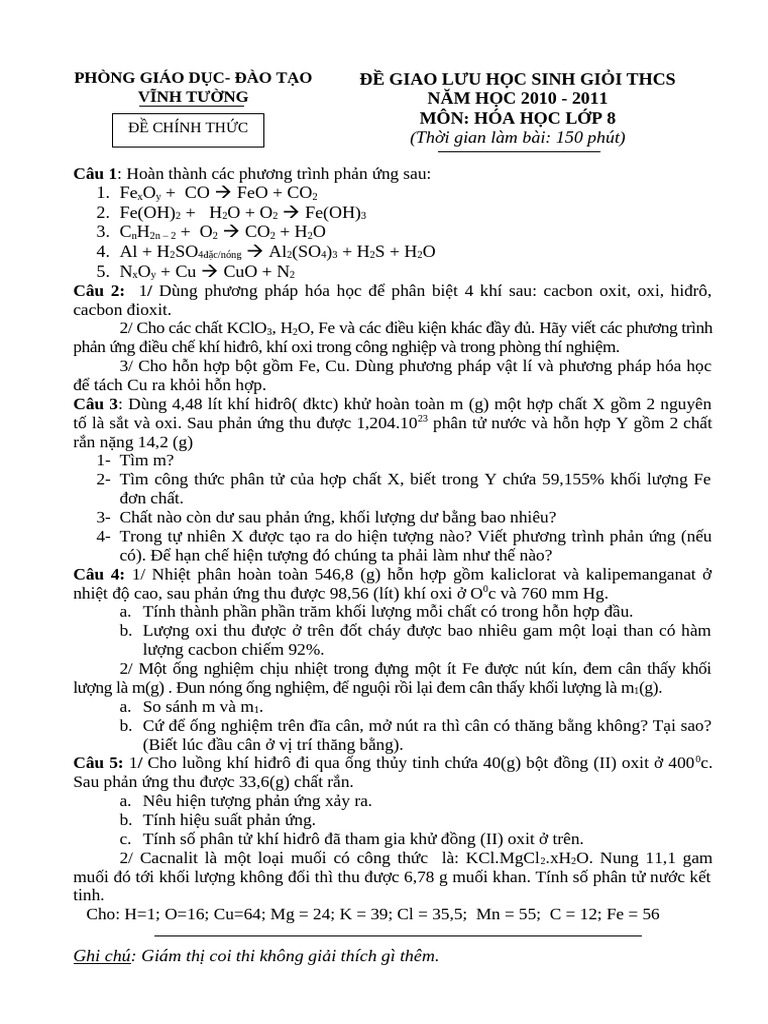 De Thi Chon HSG 2 | PDF