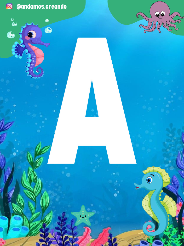 Abecedario Bajo Del Mar | PDF