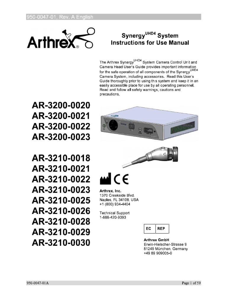 SynergyUHD4 System Instructions For Use Manual | PDF