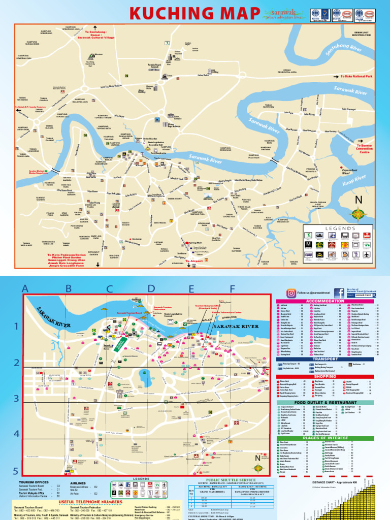 Kuching City Area Map Overview | PDF