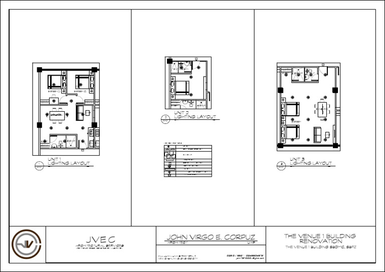 The Venue 1 Rooms Lighting Layout | PDF | Equipment | Interior Design