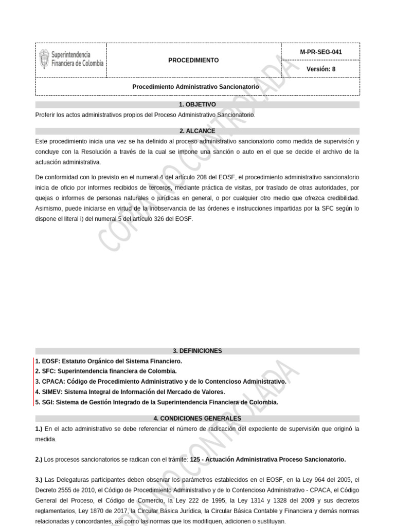 INSTRUCTIVO DE PROCEDIMIENTO SANCIONATORIO ADMINISTRATIVO DE MIGRACION | PDF | Justicia | Crimen ...