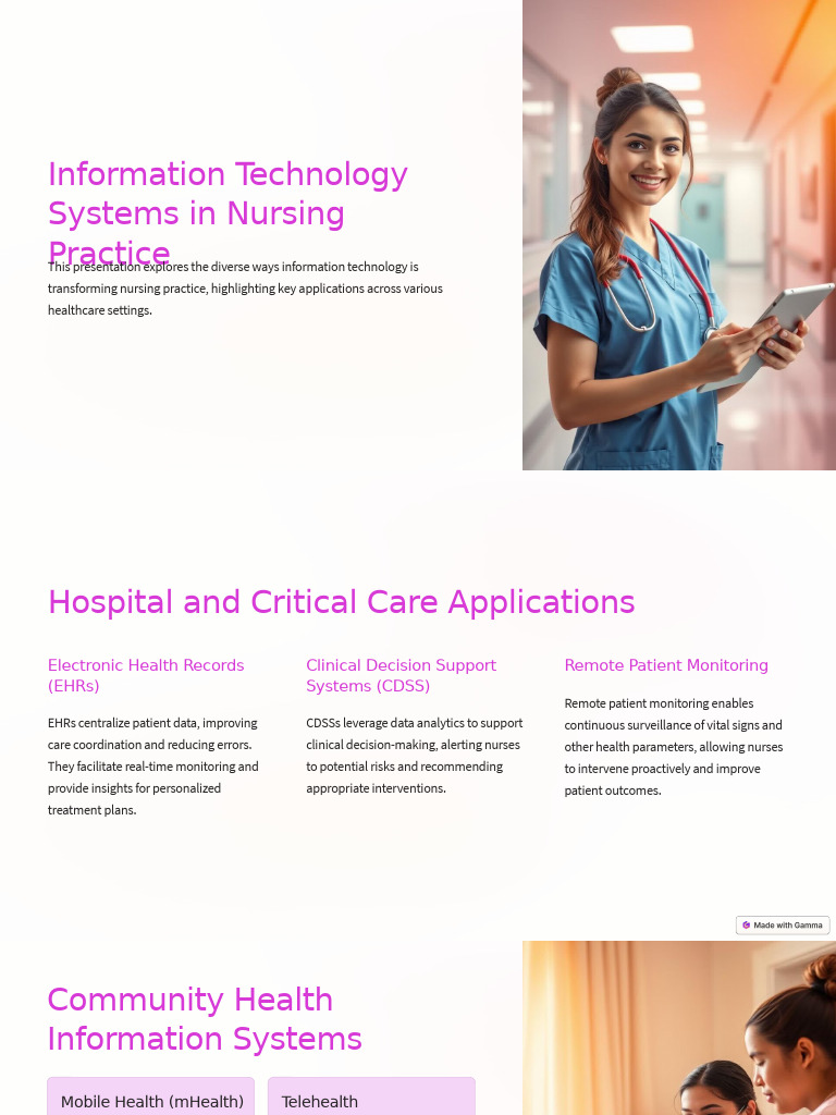 Information Technology Systems in Nursing Practice 1 GROUP 5 | PDF ...
