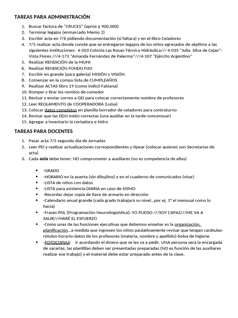 2025 TAREAS 17 al 21 Febrero | PDF