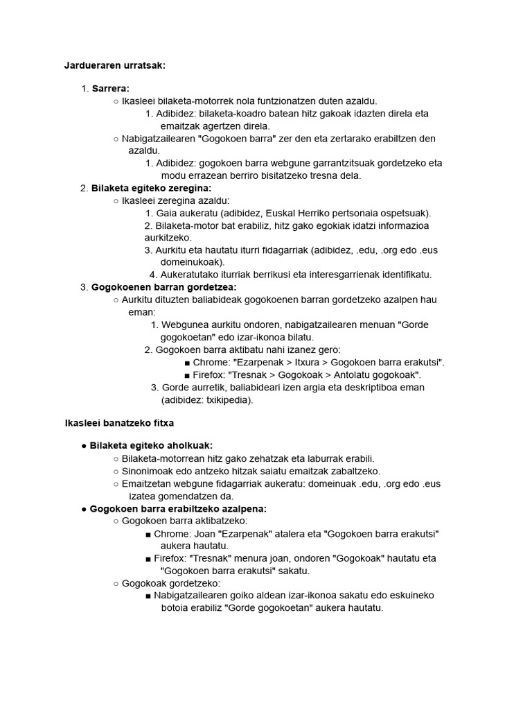 Modulua 2. Ataza Jarduera | PDF