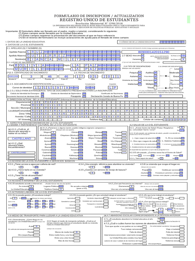PARA PRESENTACIÓN DE DOCUMENTACIÓN | PDF