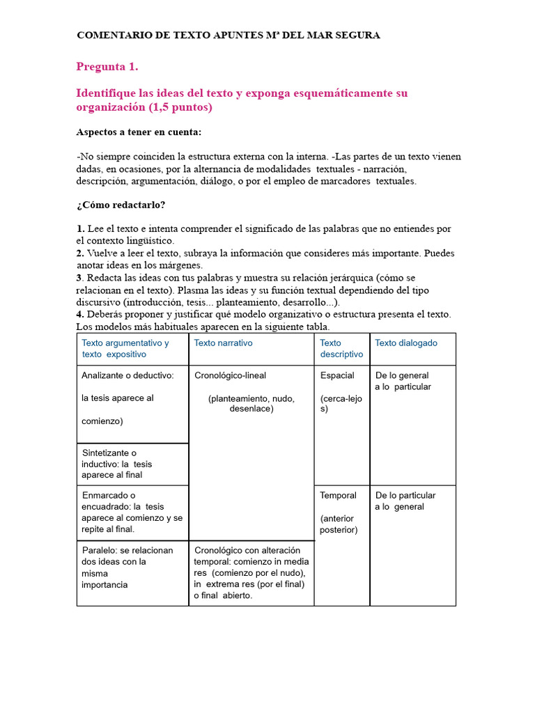 Análisis de Textos: Guía Práctica | PDF