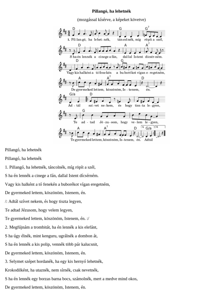 Pillango, Ha Lehetnek | PDF