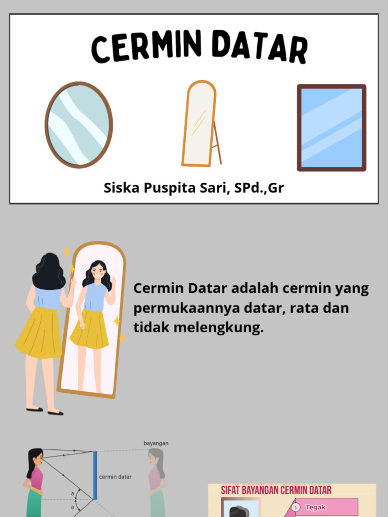 Rumus Jumlah Bayangan Cermin Datar | PDF