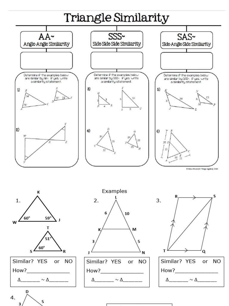 Geometry Similarity Examples | PDF