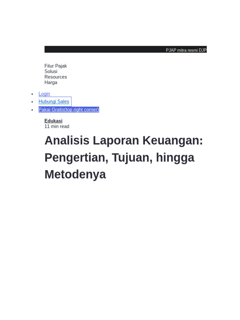 PJAP: Mitra Resmi DJP untuk Pajak | PDF