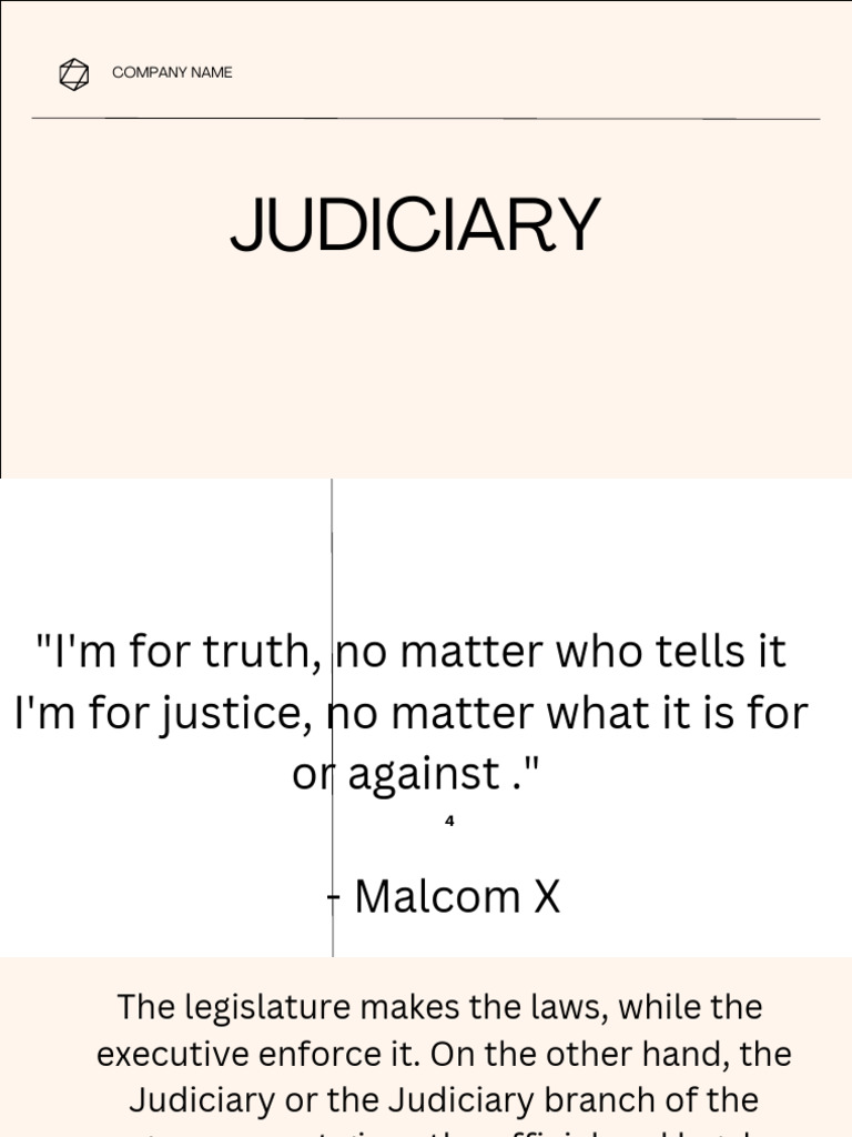 Judicial Branch Functions & Structure | PDF | Judiciaries | Supreme ...