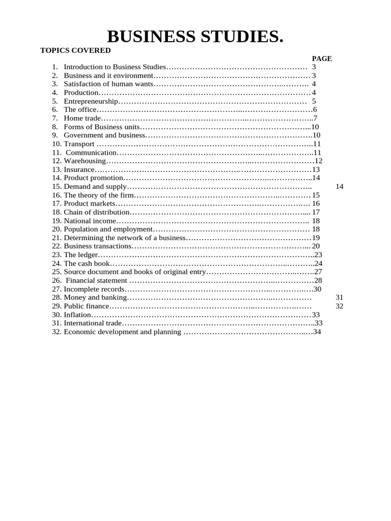 Geoffrey Byron Business Revision | PDF | Entrepreneurship | Sales