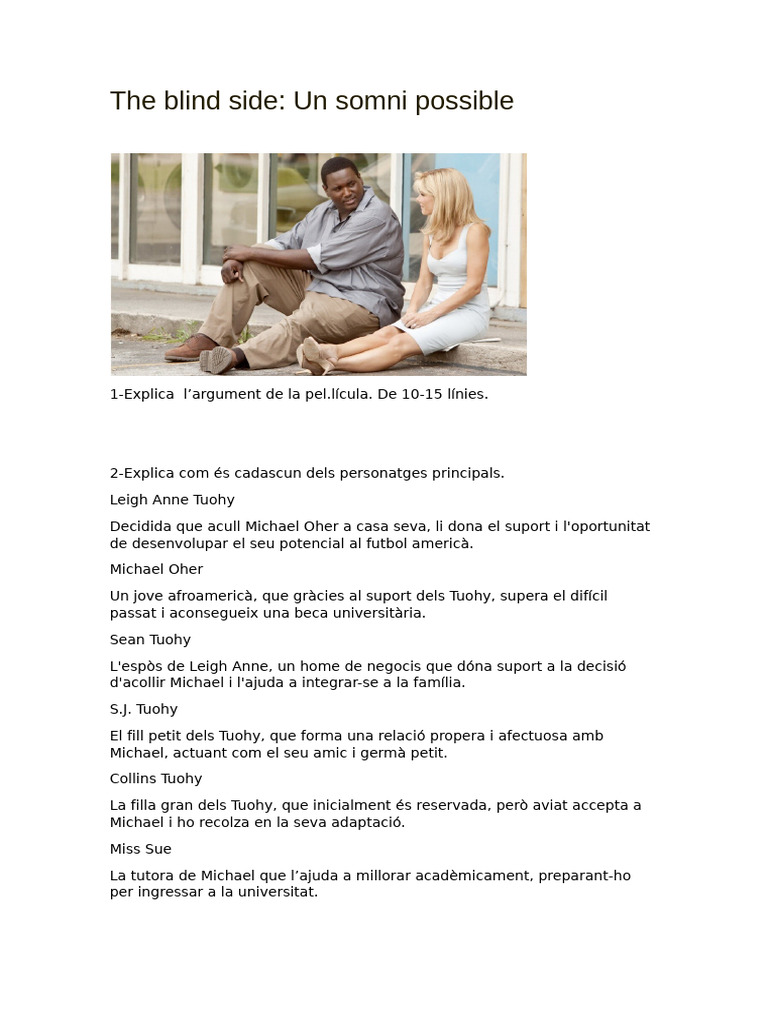 The Blind Side | PDF