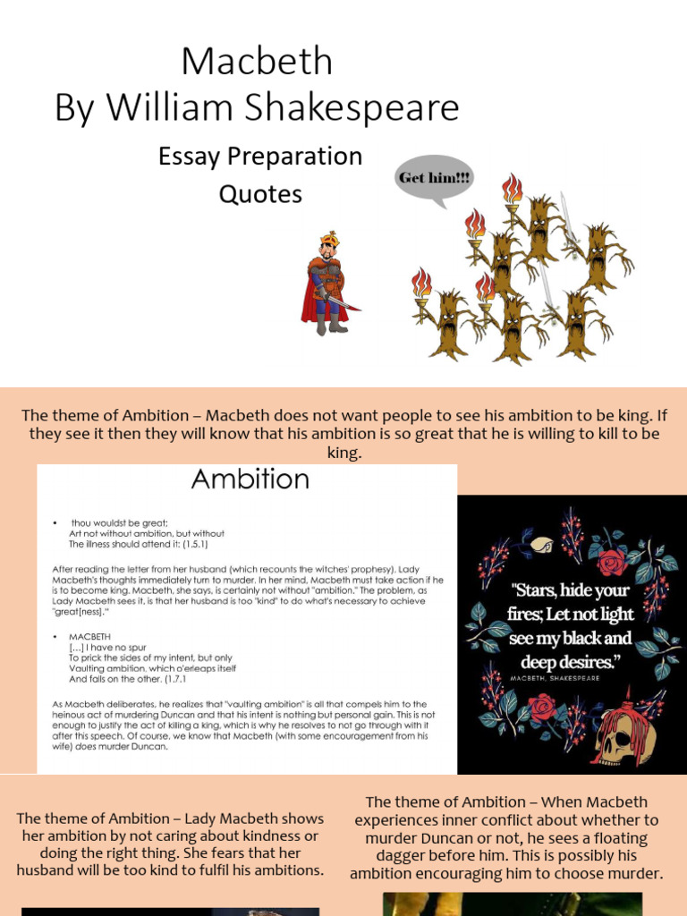 Macbeth Quotes Pdf Macbeth