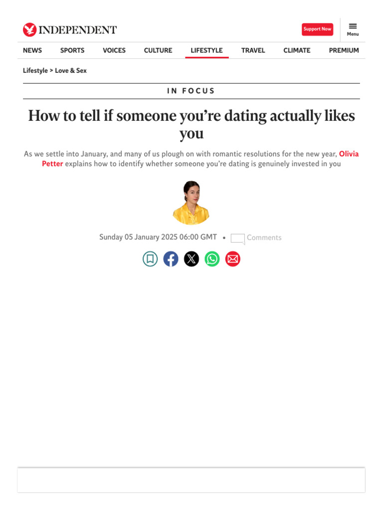 How To Tell If Someone You're Dating Actually Likes You - The ...