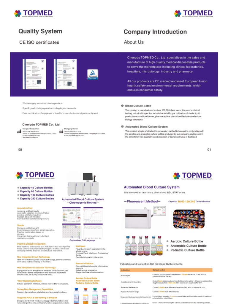 TOPMED Automated Blood Culture System | PDF