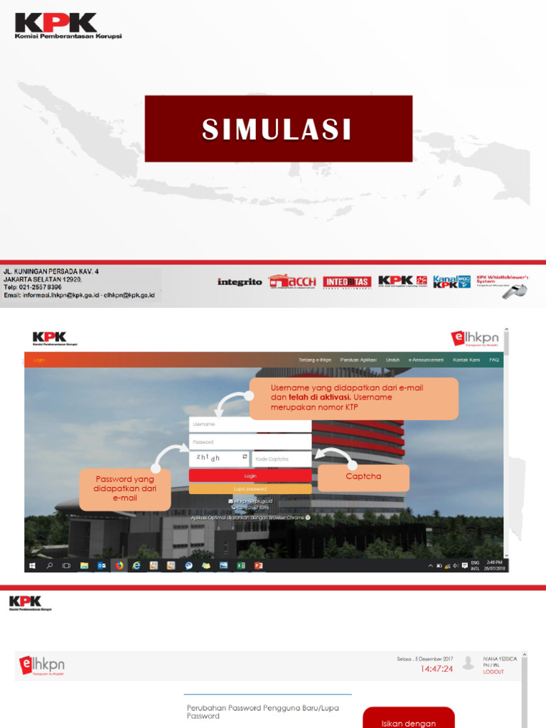 Panduan Lengkap e-Filing LHKPN | PDF
