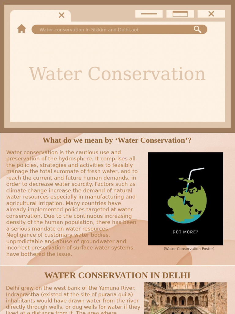 Water Conservation Strategies in Sikkim | PDF | Water Conservation | Water