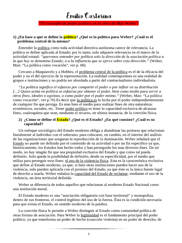 Ciencia Politica - Cande | PDF | Burocracia | Estado (política)