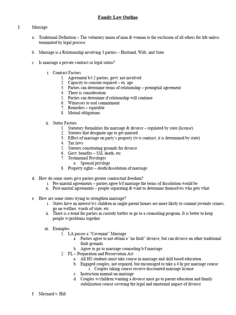 Understanding Marriage and Family Law | PDF | Marriage | Annulment