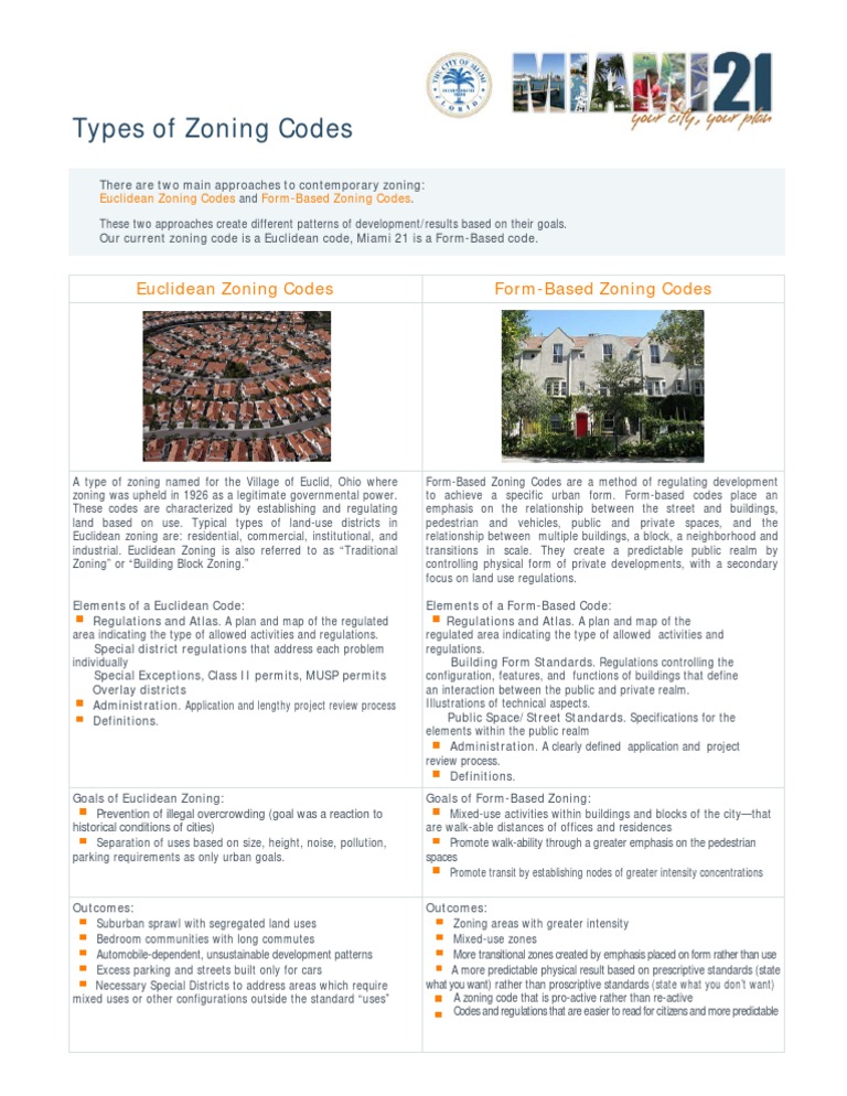 Euclidean Zoning | Zoning | Mixed Use Development